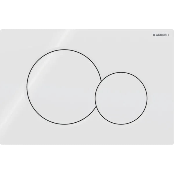 Geberit Sigma 01 Round painike kaksoishuuhtelulla – Laattaleevi